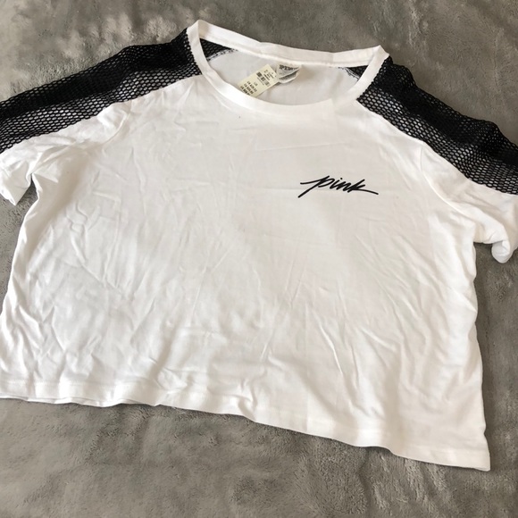 PINK Victoria's Secret | Tops | Nwt Pink Mesh Croptop | Poshmark